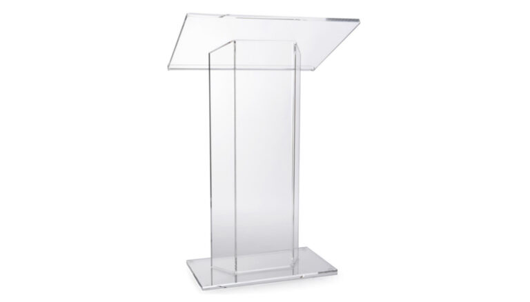 Acrylic Podium Rental - AVPro360